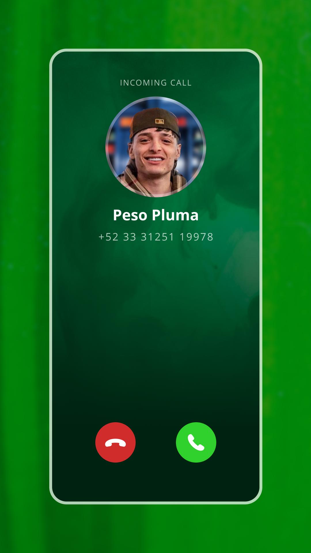 Download Peso Pluma Video Call android on PC