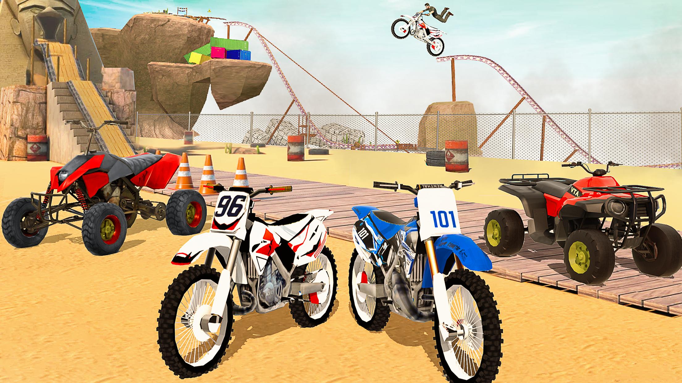 Download Real Dirt Bike Moto Stunt Game android on PC