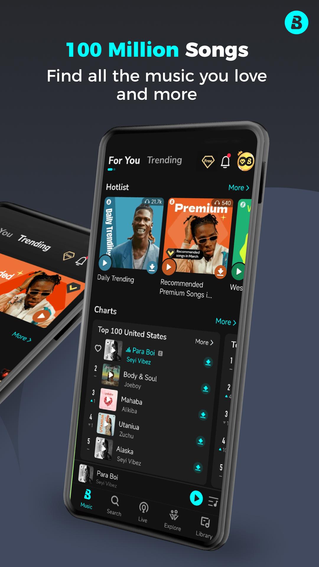 Download Boomplay: music & live stream android on PC