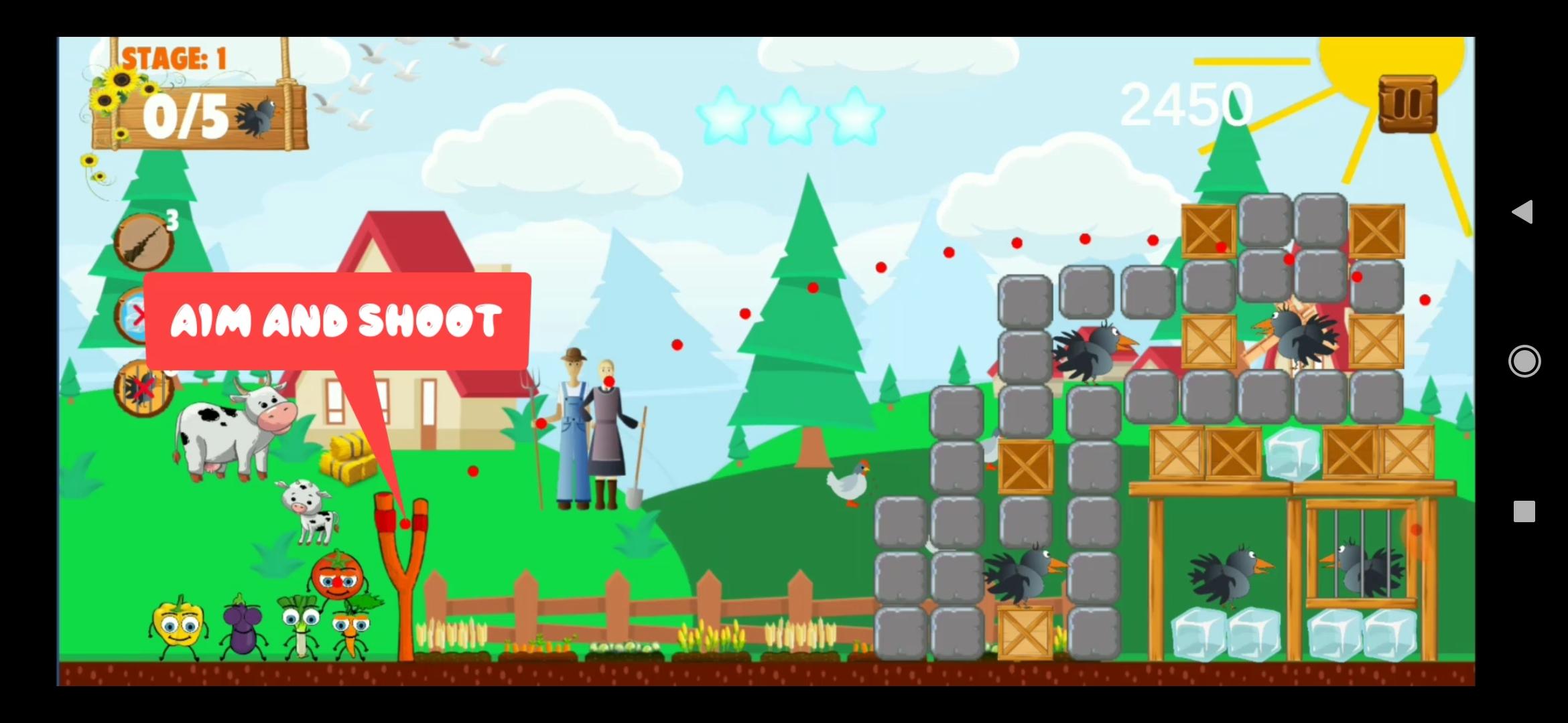 Download Angry Crows Slingshot Catapult android on PC