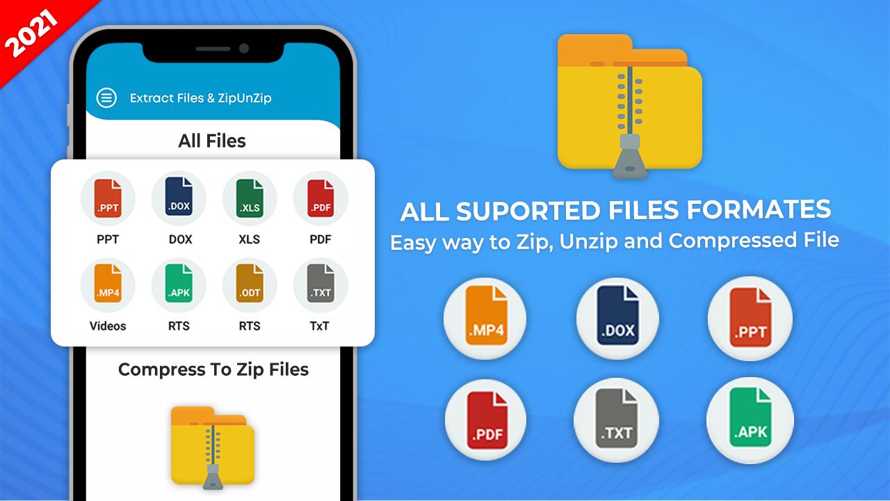 Download File Extractor & Zip Maker (Rar , 7z , Zip) android on PC
