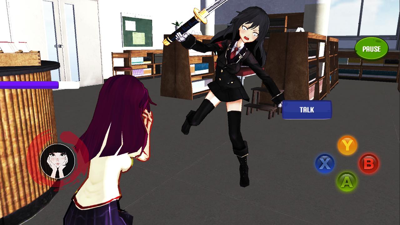 Download High School Senpai Love Simulator android on PC