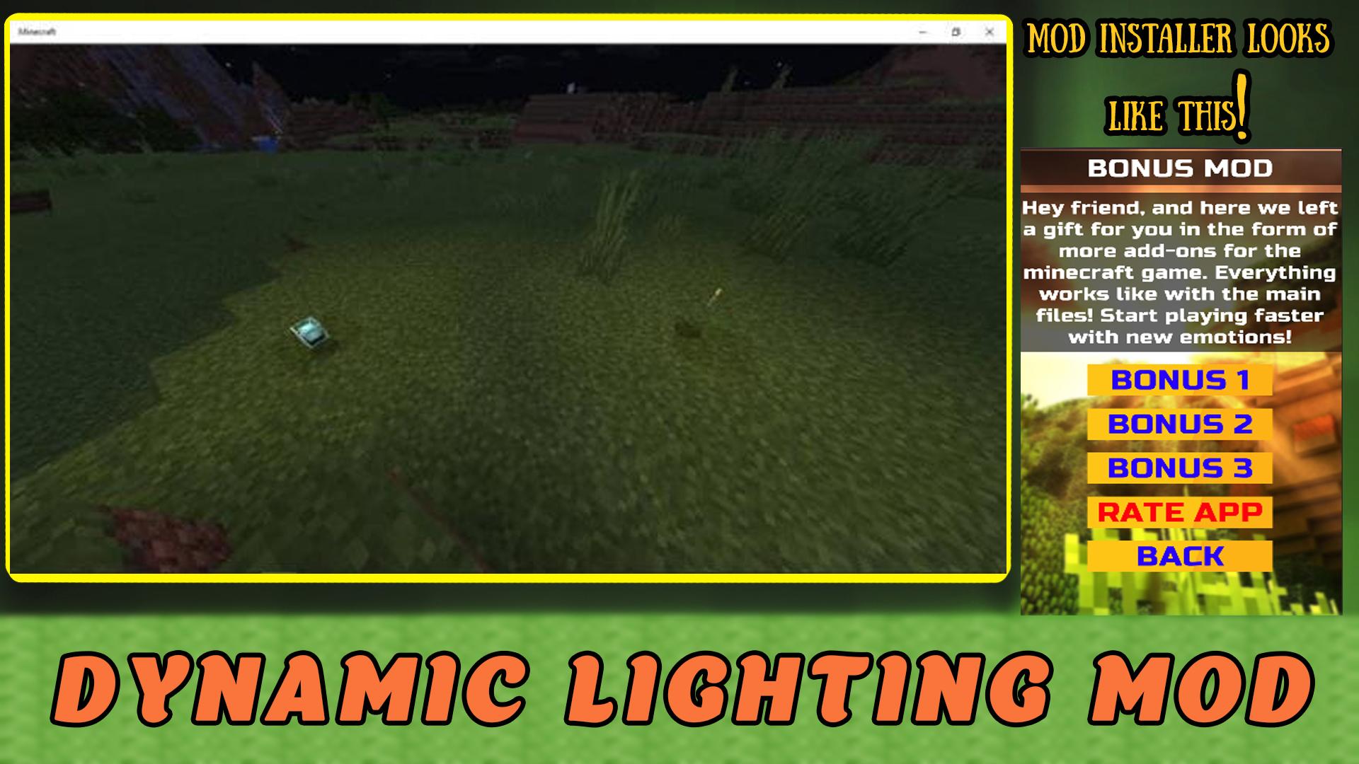 Download Dynamic Lighting Mod For MCPE android on PC