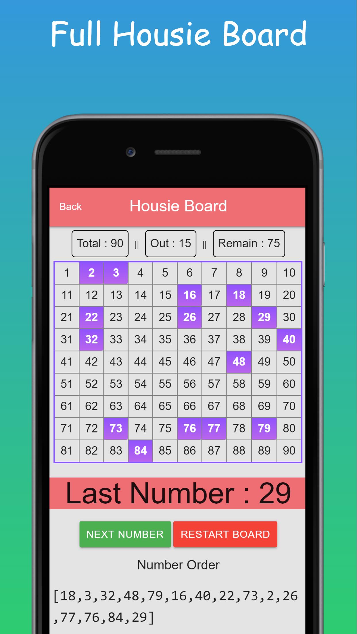 Download Housie Tambola Ticket Number android on PC