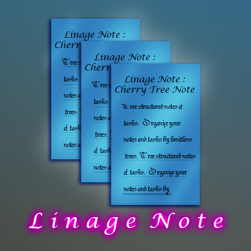 Download Lineage note:Cherry tree notes android on PC
