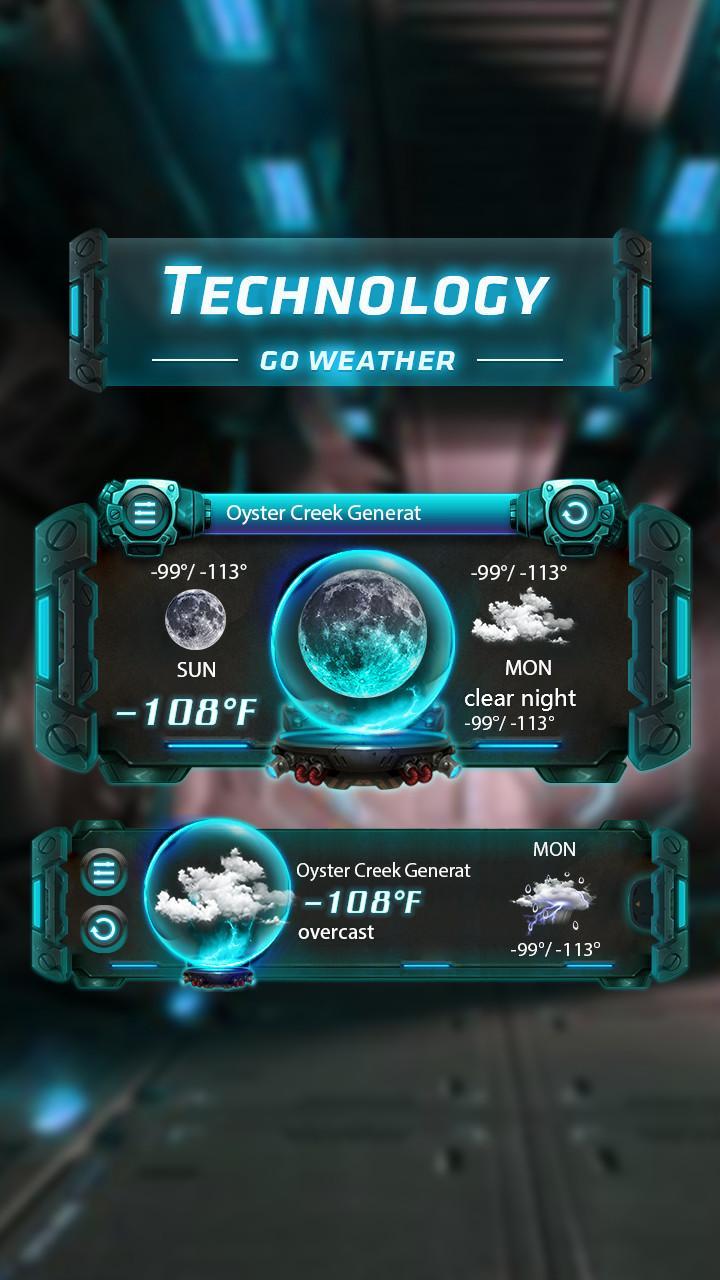 在電腦上下載Technology GO Weather Widget Theme | GameLoop官方網站
