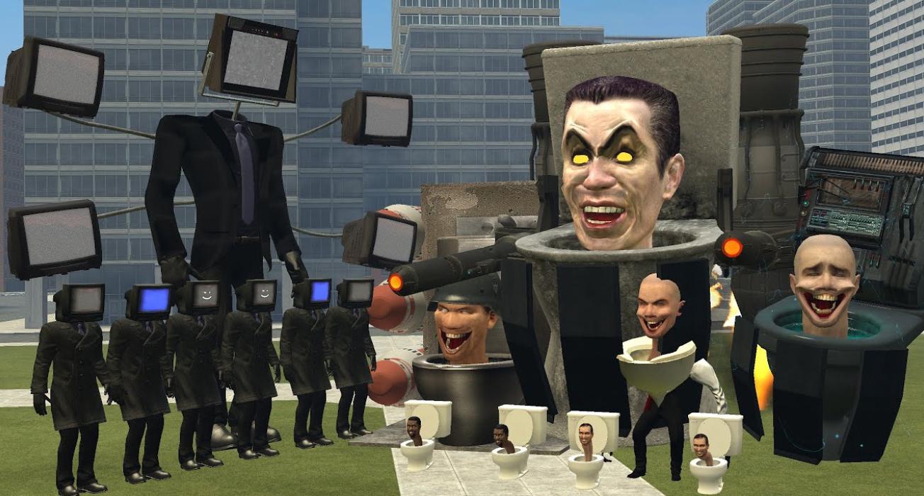 Download skibidi toilet vs tv man Gmod android on PC