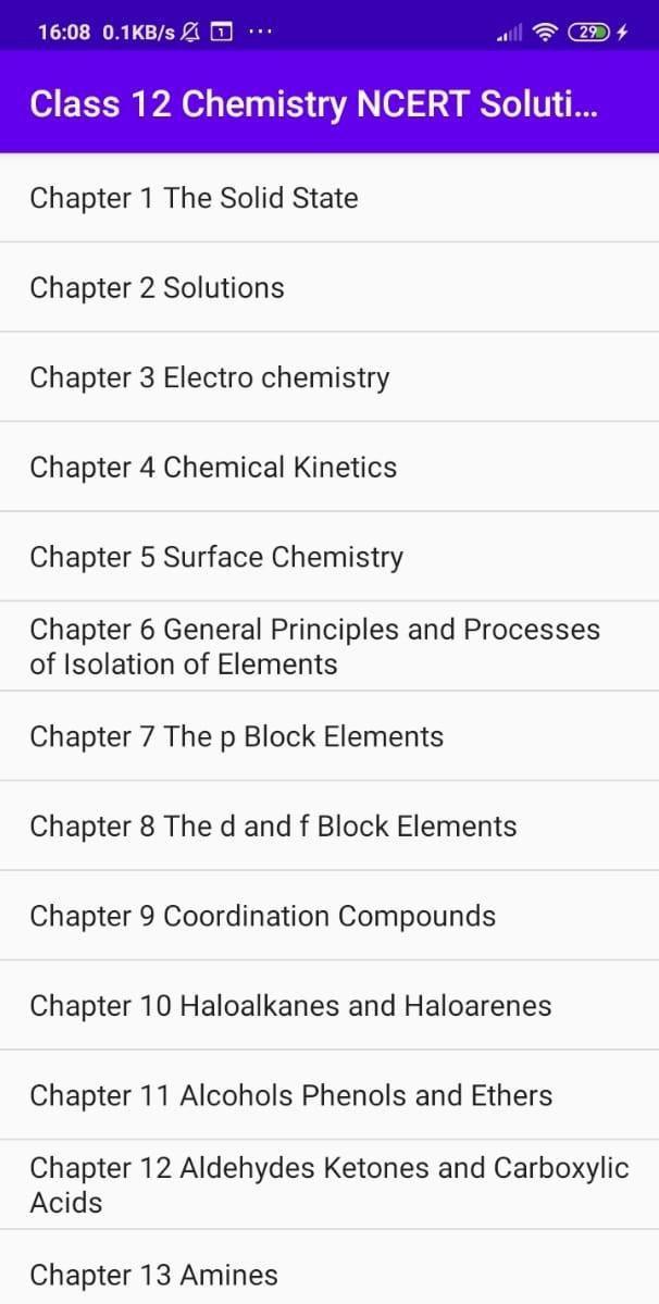 Download 12 Chemistry NCERT Solutions android on PC