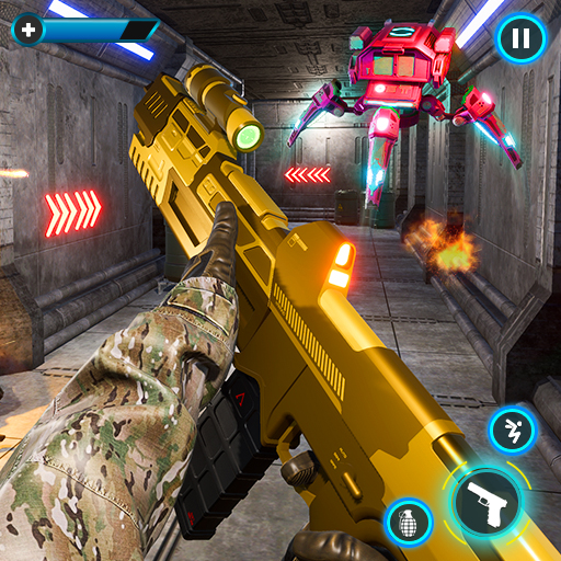 Download FPS Gun Robot Shooting Games android on PC