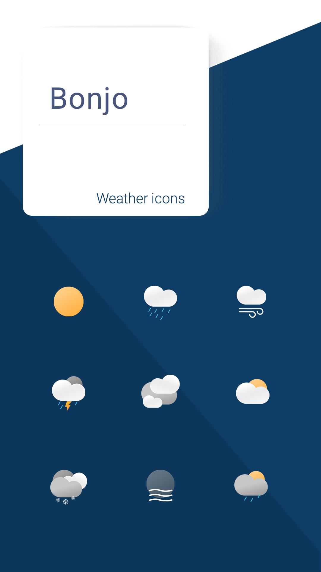 在電腦上下載Bonjo weather icons | GameLoop官方網站