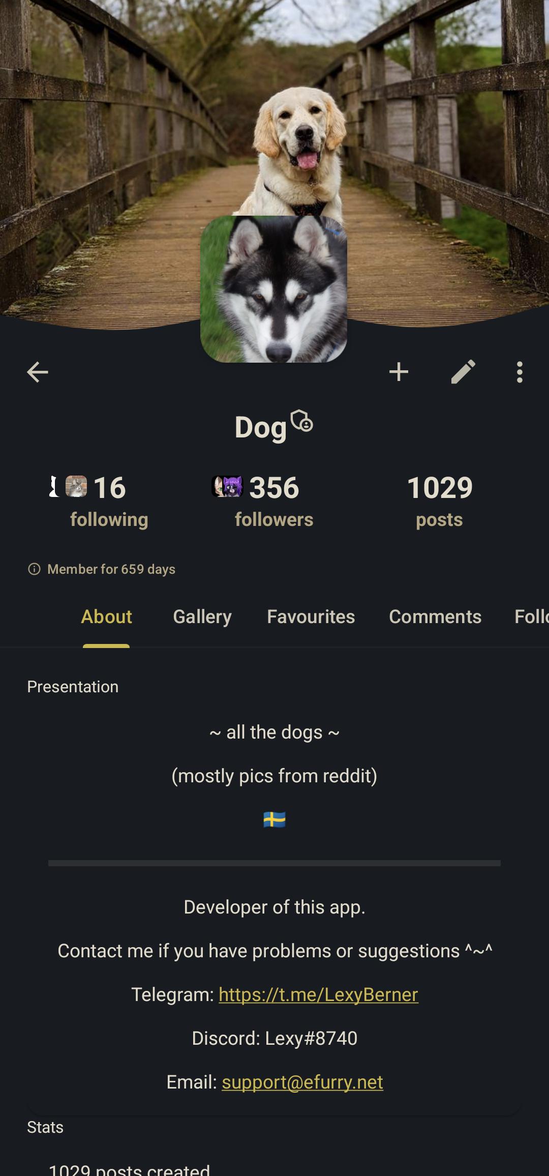 Download eFur - furry art and community android on PC