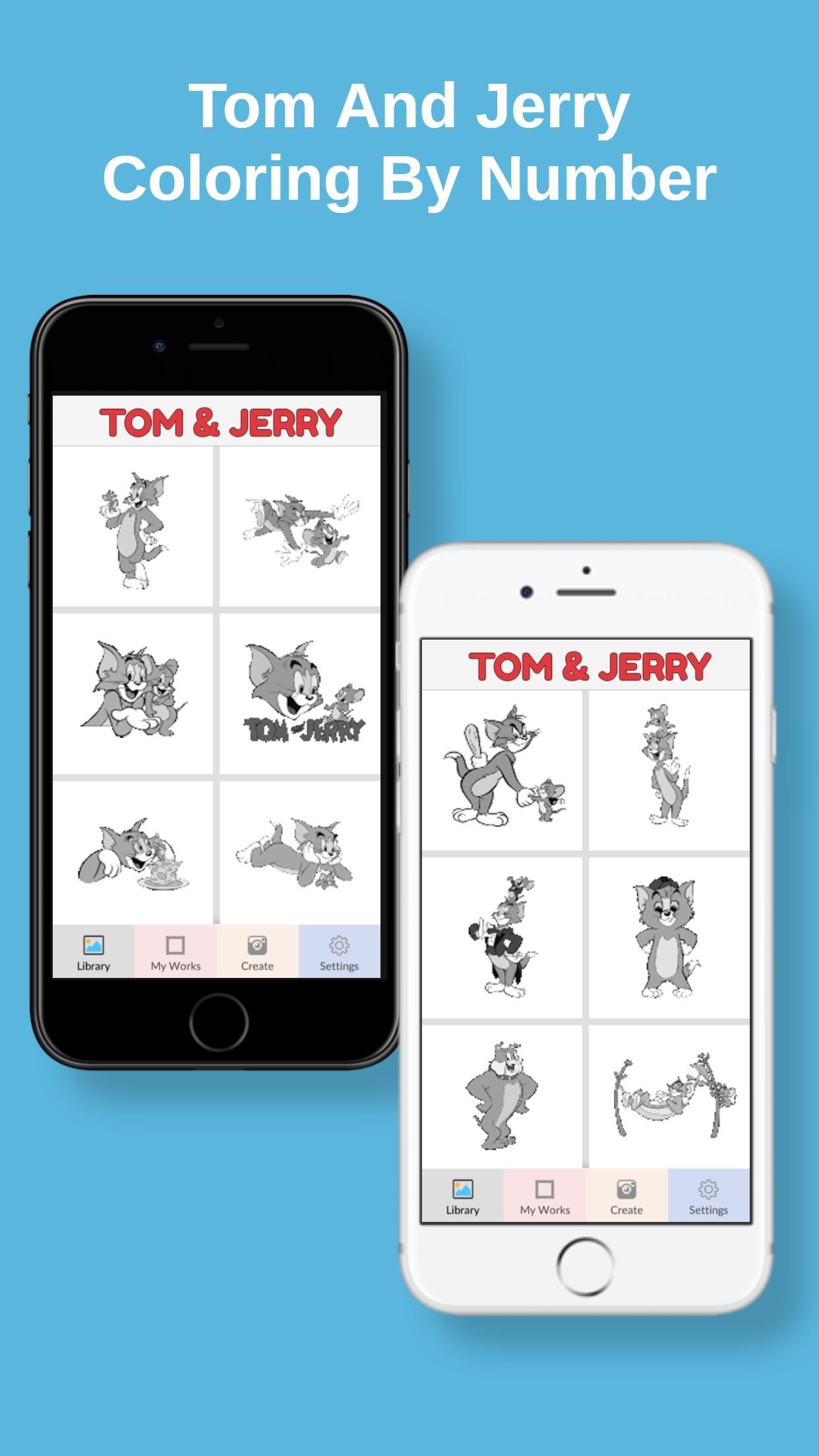 Muat turun Color by Number Tom and Jerry Pixel Art pada PC | GameLoop ...