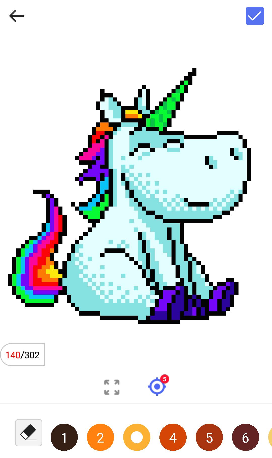 Download Unicorn Pug - Color By Number & Pixel No Draw android on PC
