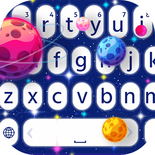 Download Space Keyboard Star Wallpapers android on PC