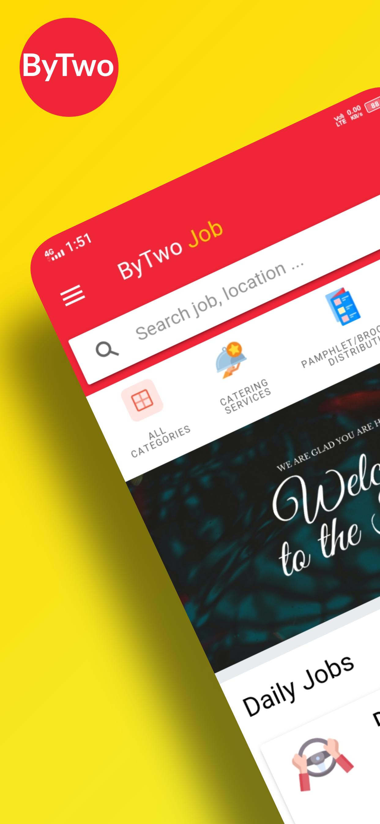 在電腦上下載ByTwo Jobs - Part Time Jobs | GameLoop官方網站