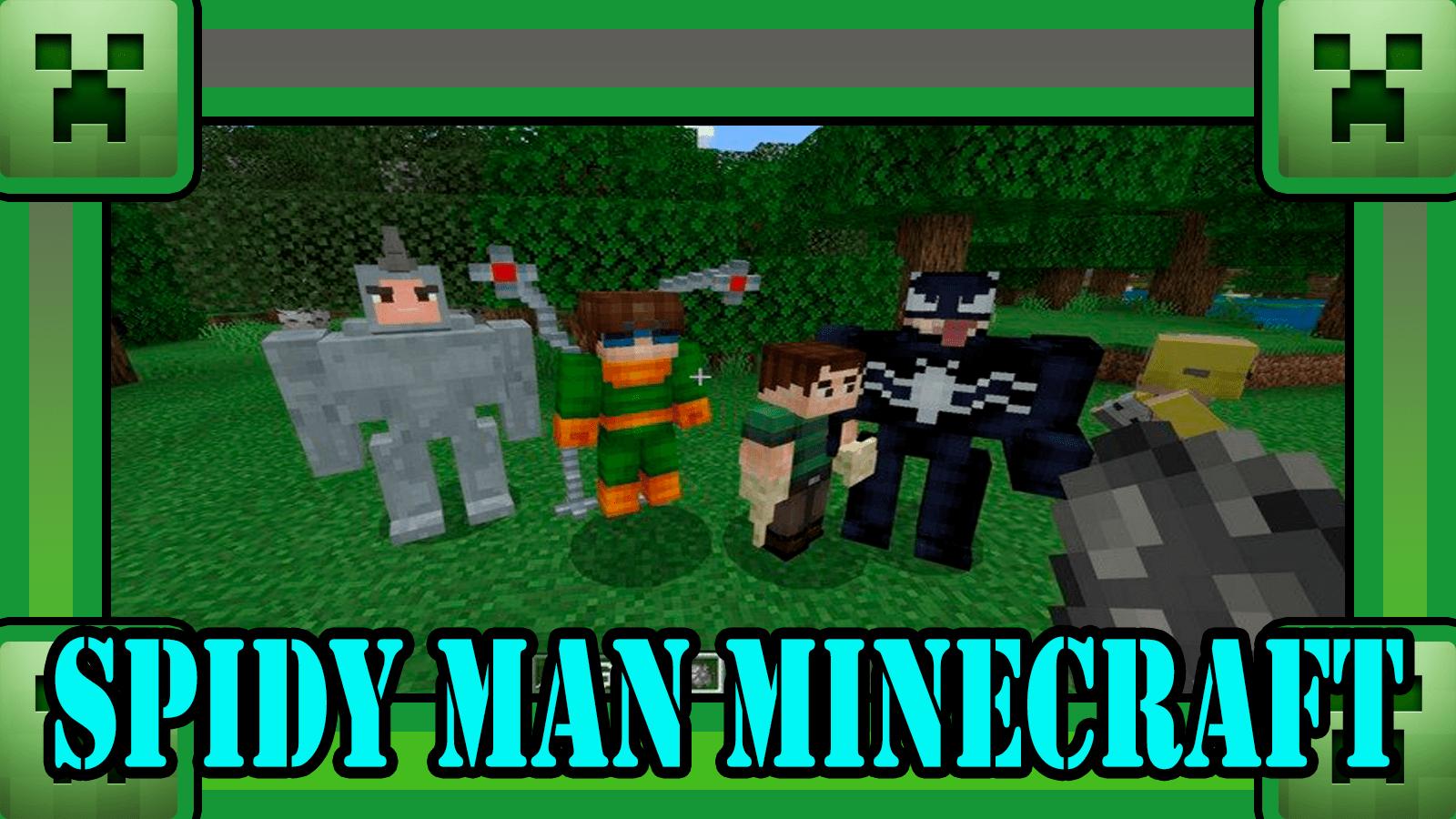 Download Spidy Spider Man Mod Minecraft android on PC