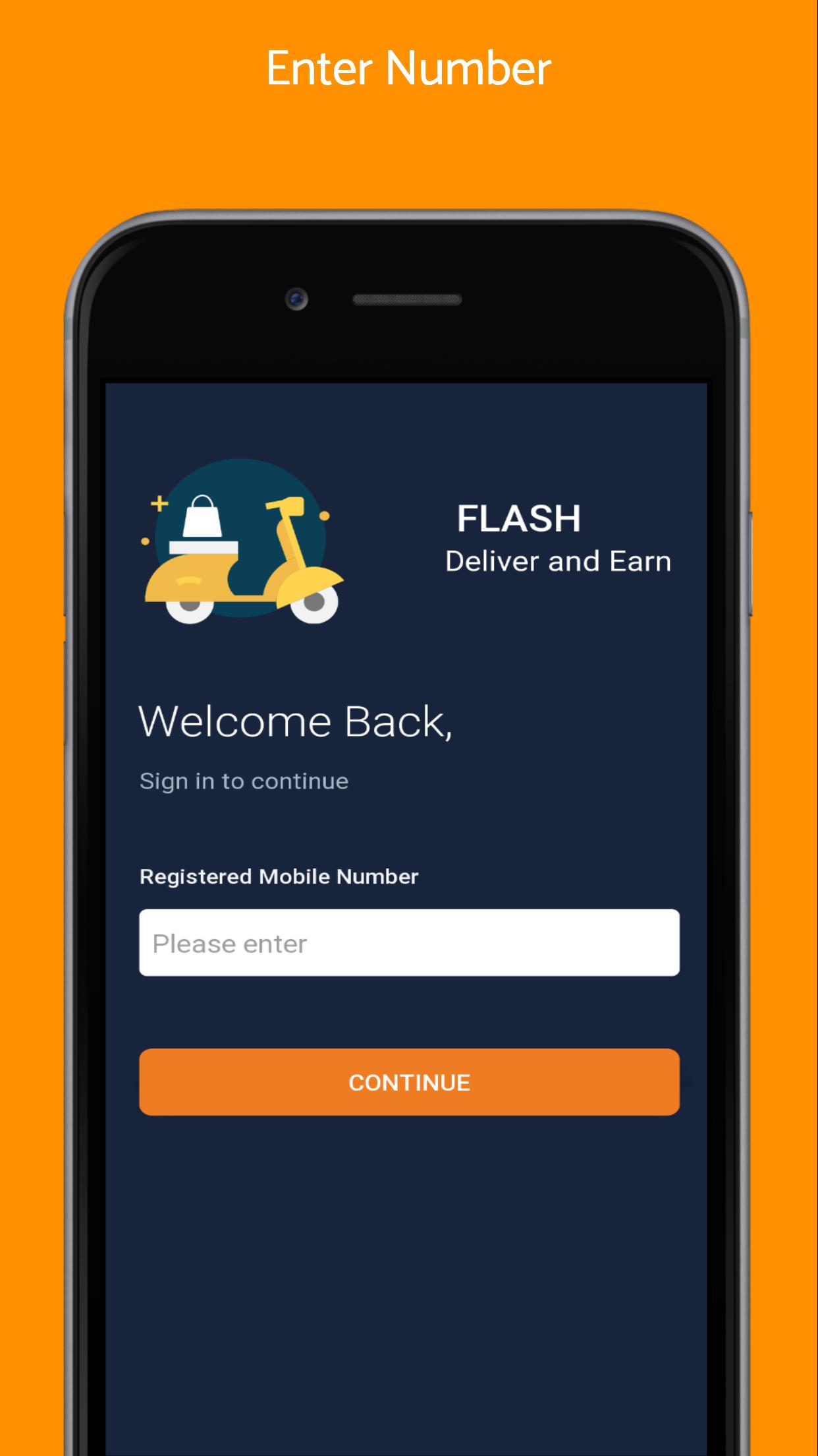Download Flash - Deliver & Earn android on PC
