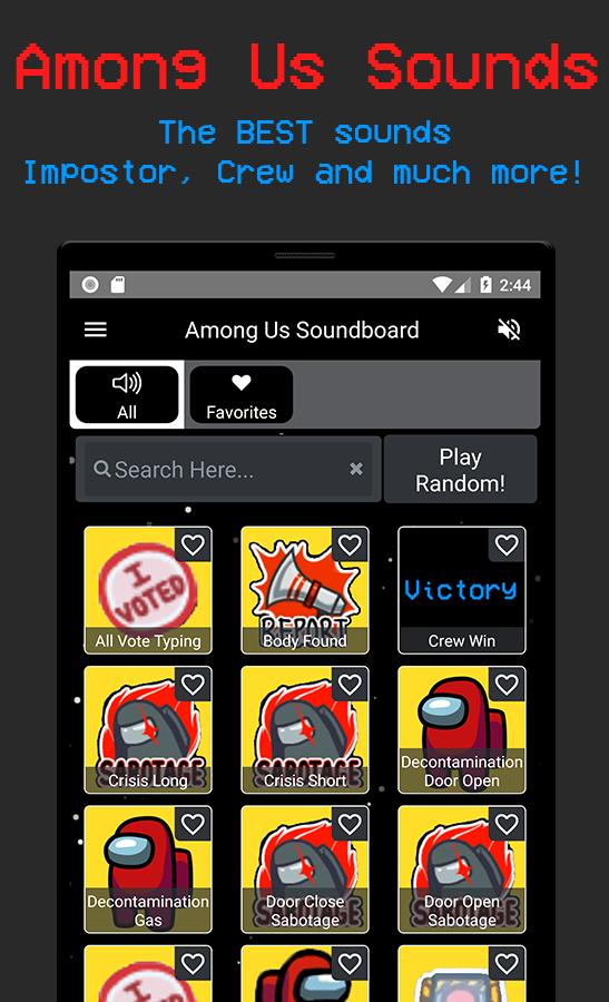 Download Among Us Soundboard - Game Sound Effects and more! android on PC