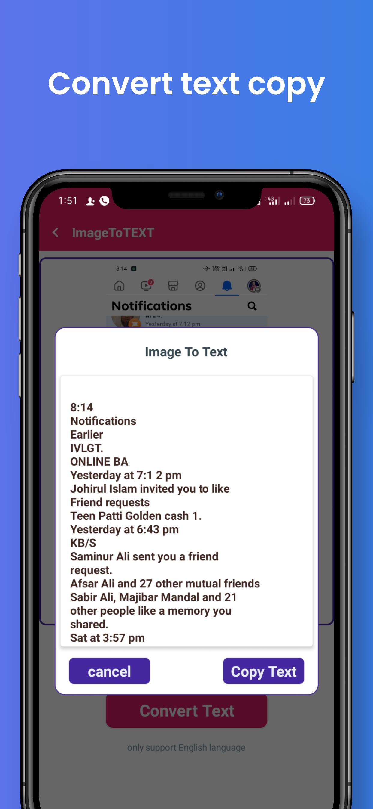 تنزيل image to text﻿ - pic to text على جهاز الكمبيوتر | مسؤول GameLoop