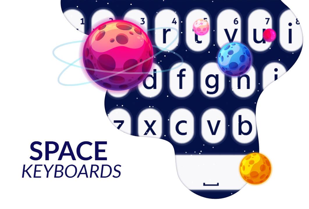 Download Space Keyboard Star Wallpapers android on PC