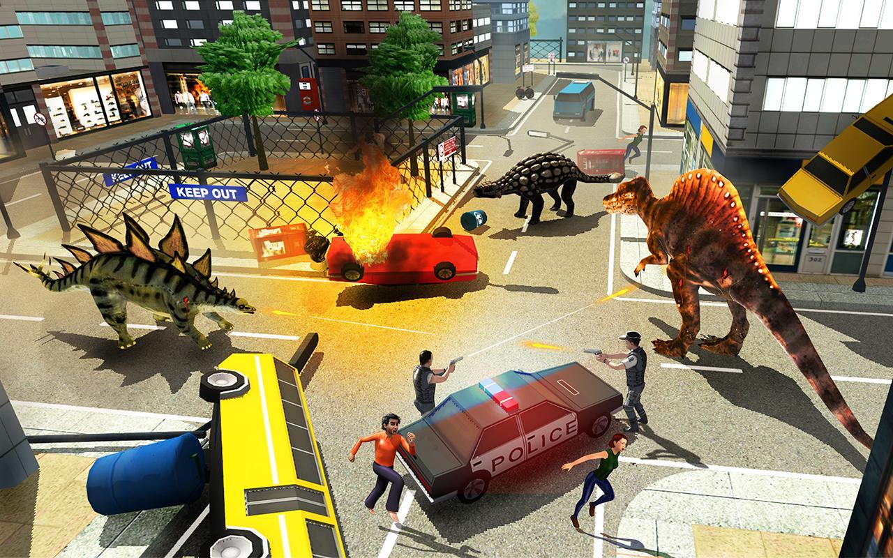 Download Angry😡Mad Dinosaur Simulator 2018 :Dinosaur Games android on PC