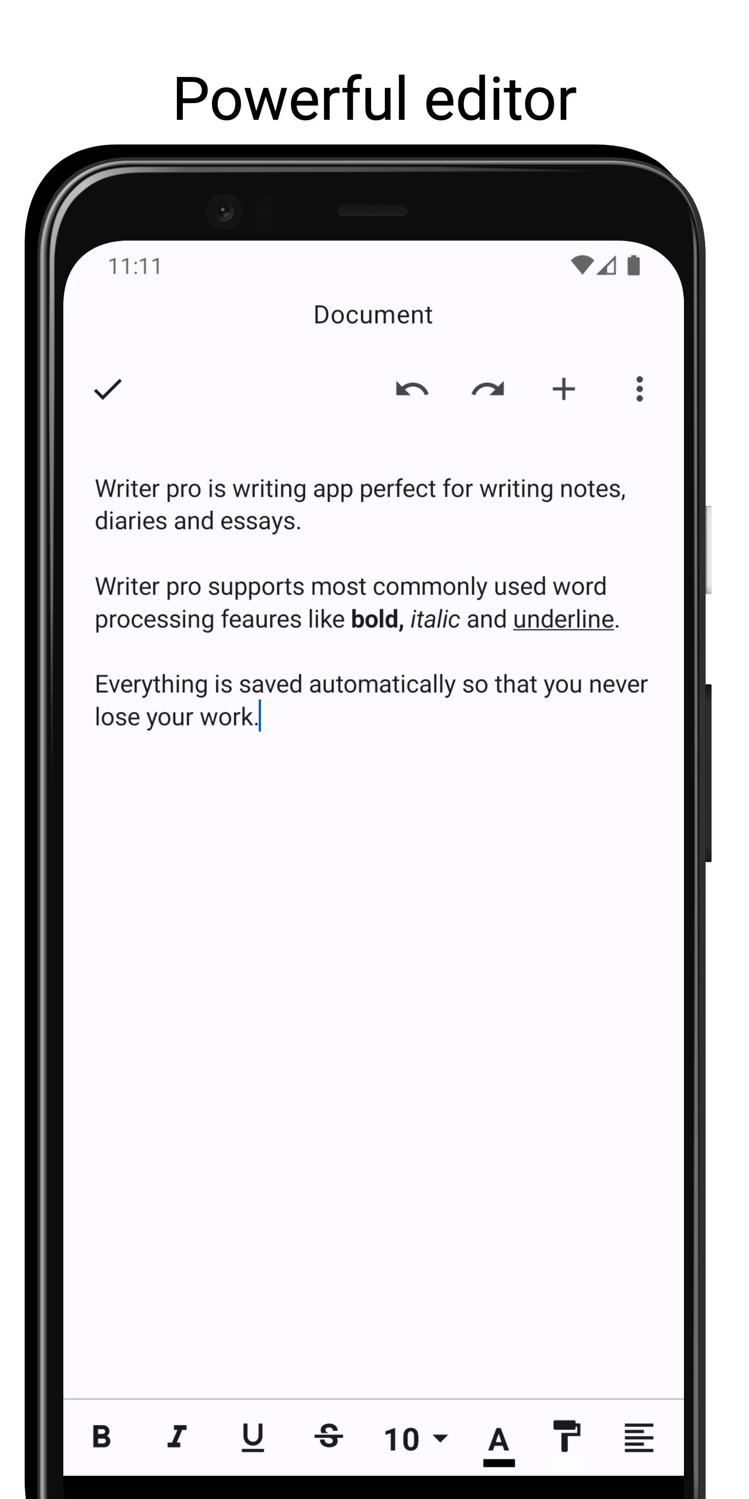 Download Writer pro - write on the go android on PC