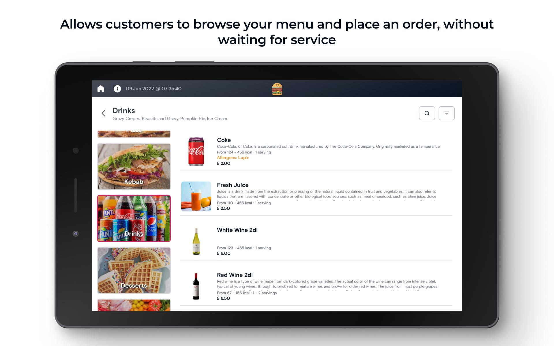 Download OrderLord Kiosk android on PC