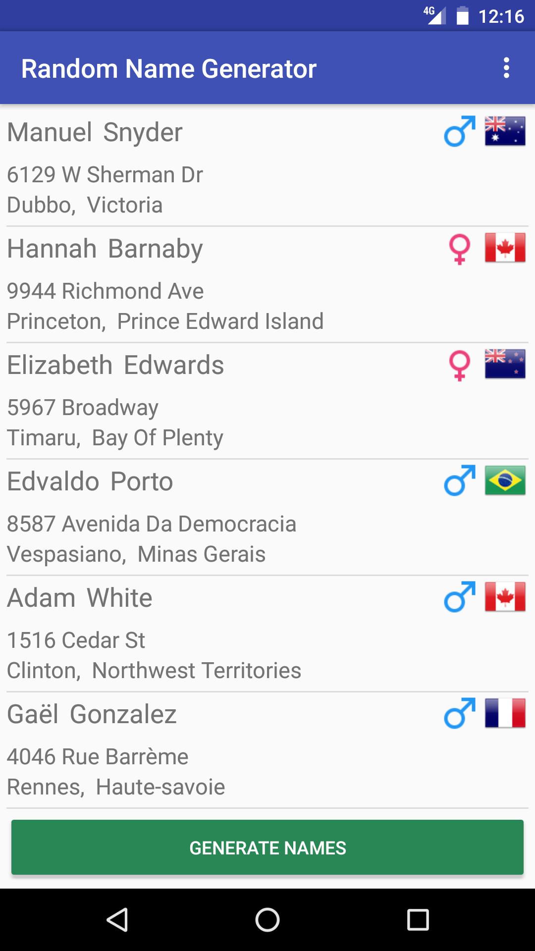 Download Random Name Generator android on PC