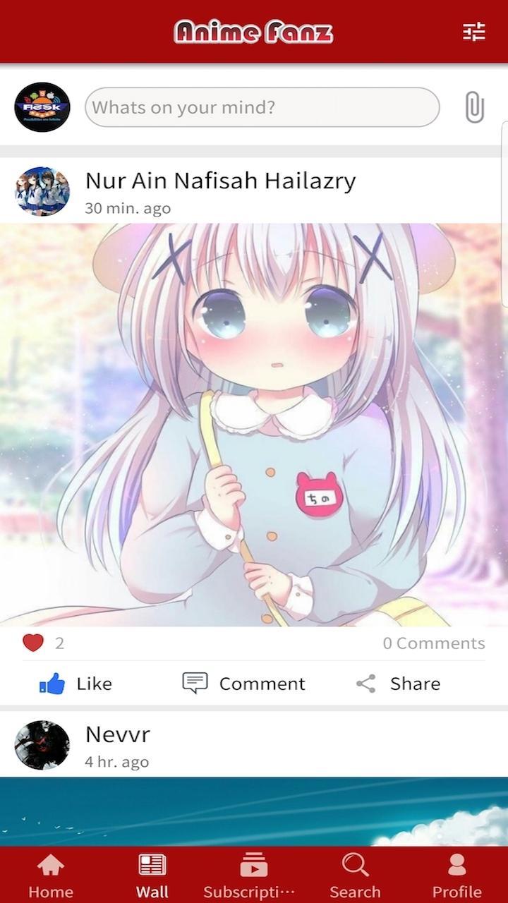 Download Anime Fanz Social App Old android on PC