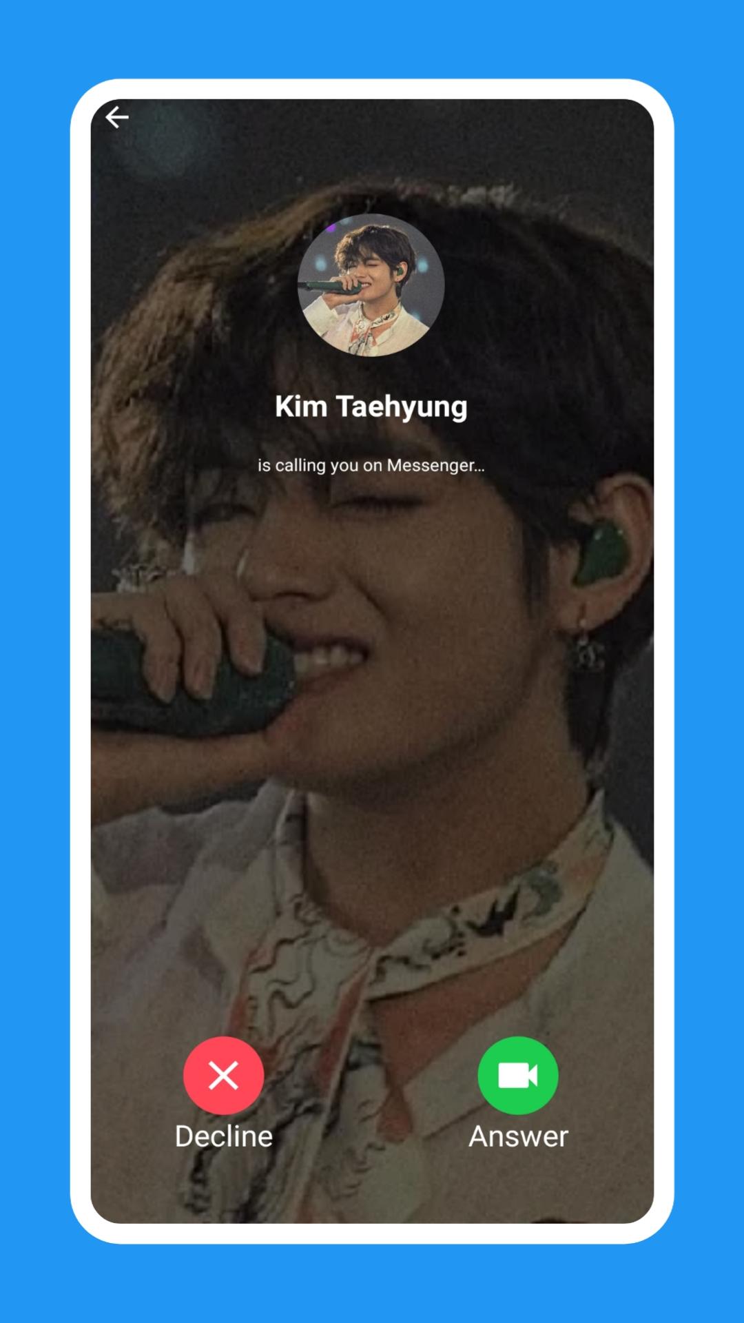 Descargar BTS V Kim Taehyung Call Fake en PC | GameLoop Oficial