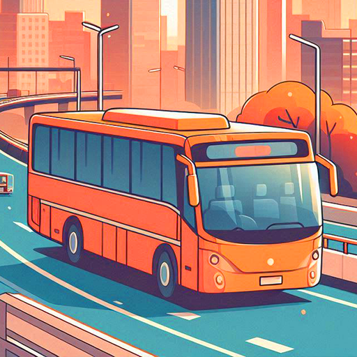 Download Orange Bus Parking Game android on PC
