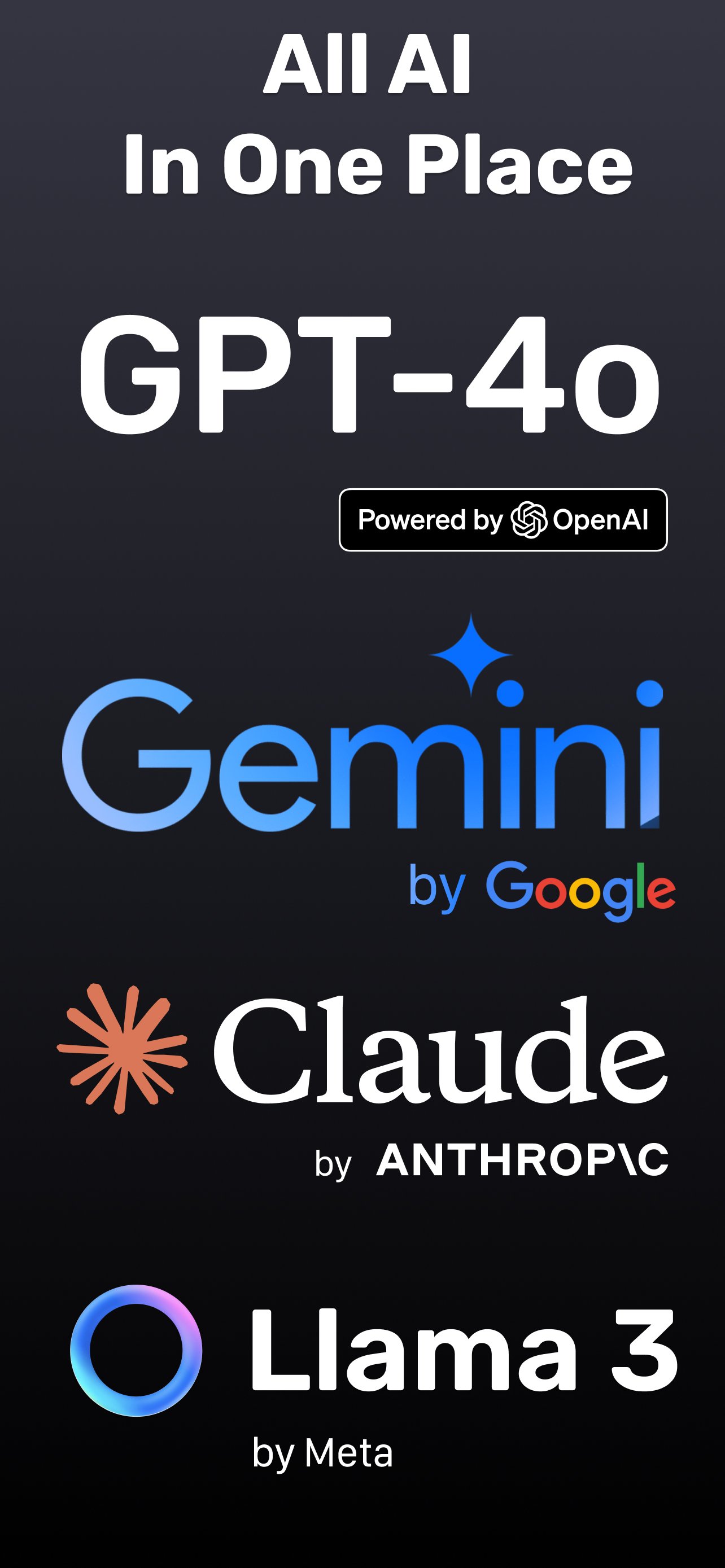 Download AI Central: GPT-4o vs Llama 3 android on PC
