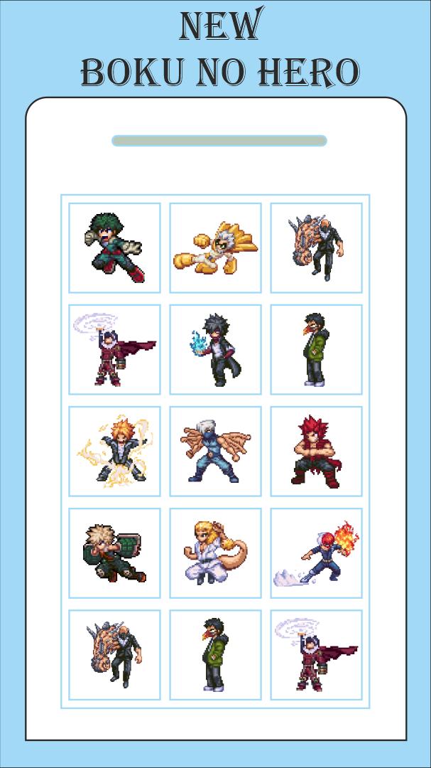 Boku No Hero Pixel Art MHA Color By Number'yı PC'ye indirin | GameLoop ...