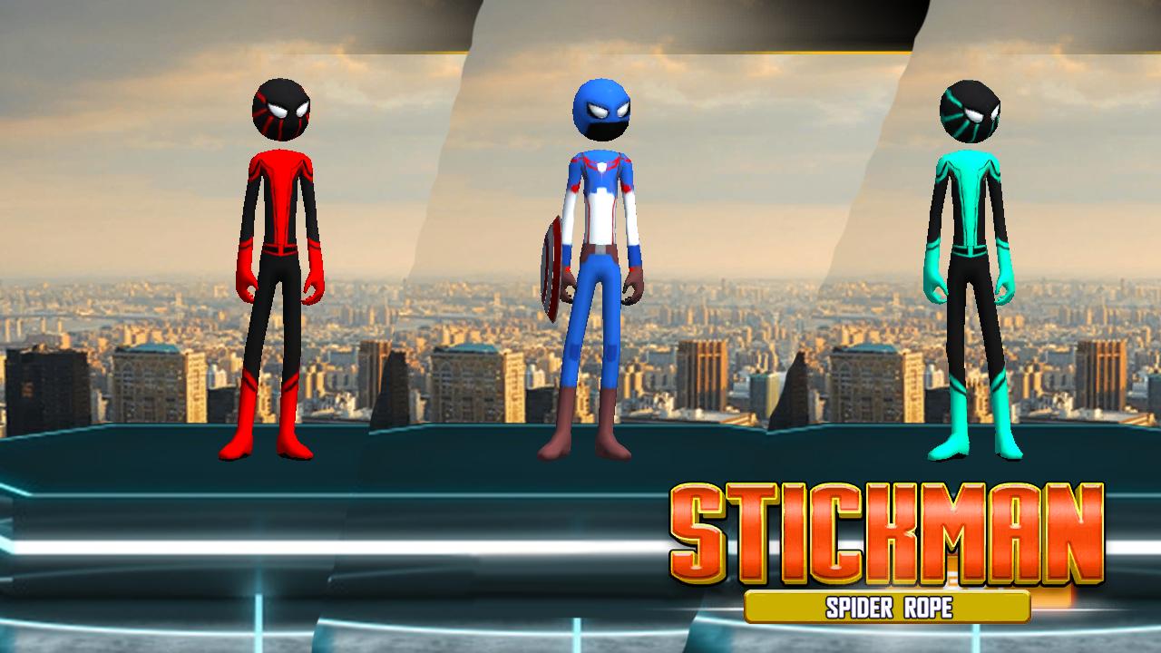 在電腦上下載Spider Stickman Hero Rope - Warrior Gangster Crime | GameLoop官方網站