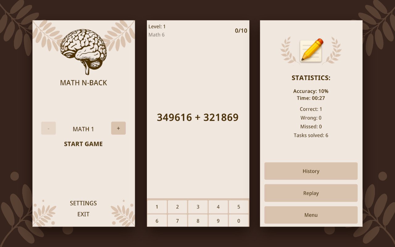 Download Math N-Back android on PC