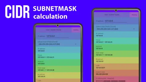 Download CIDR subnet mask calculation android on PC Download CIDR subnet mask calculation android on PC
