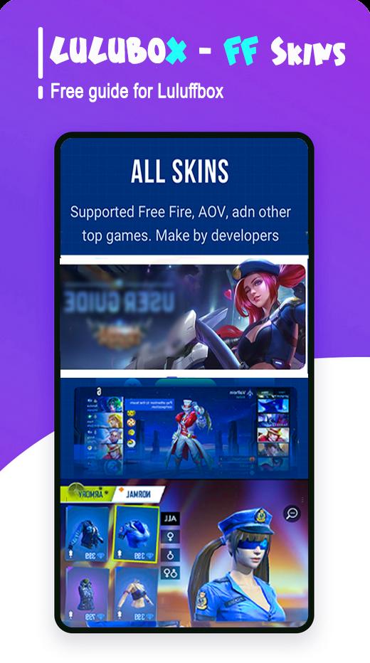 Download Lulu ff Box guide - Diamonds & Skins Free Lulu android on PC