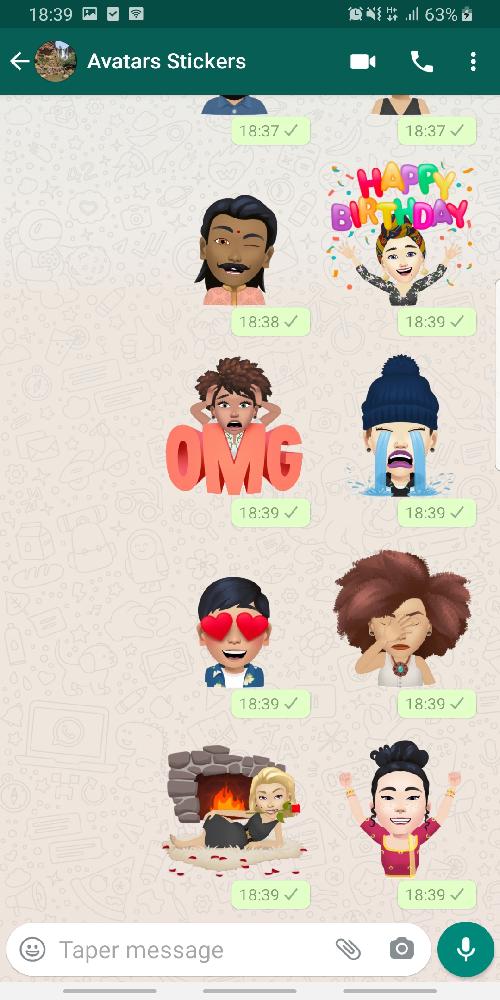 Avatars Stickers For Whatsapp'yı PC'ye indirin | GameLoop Yetkilisi