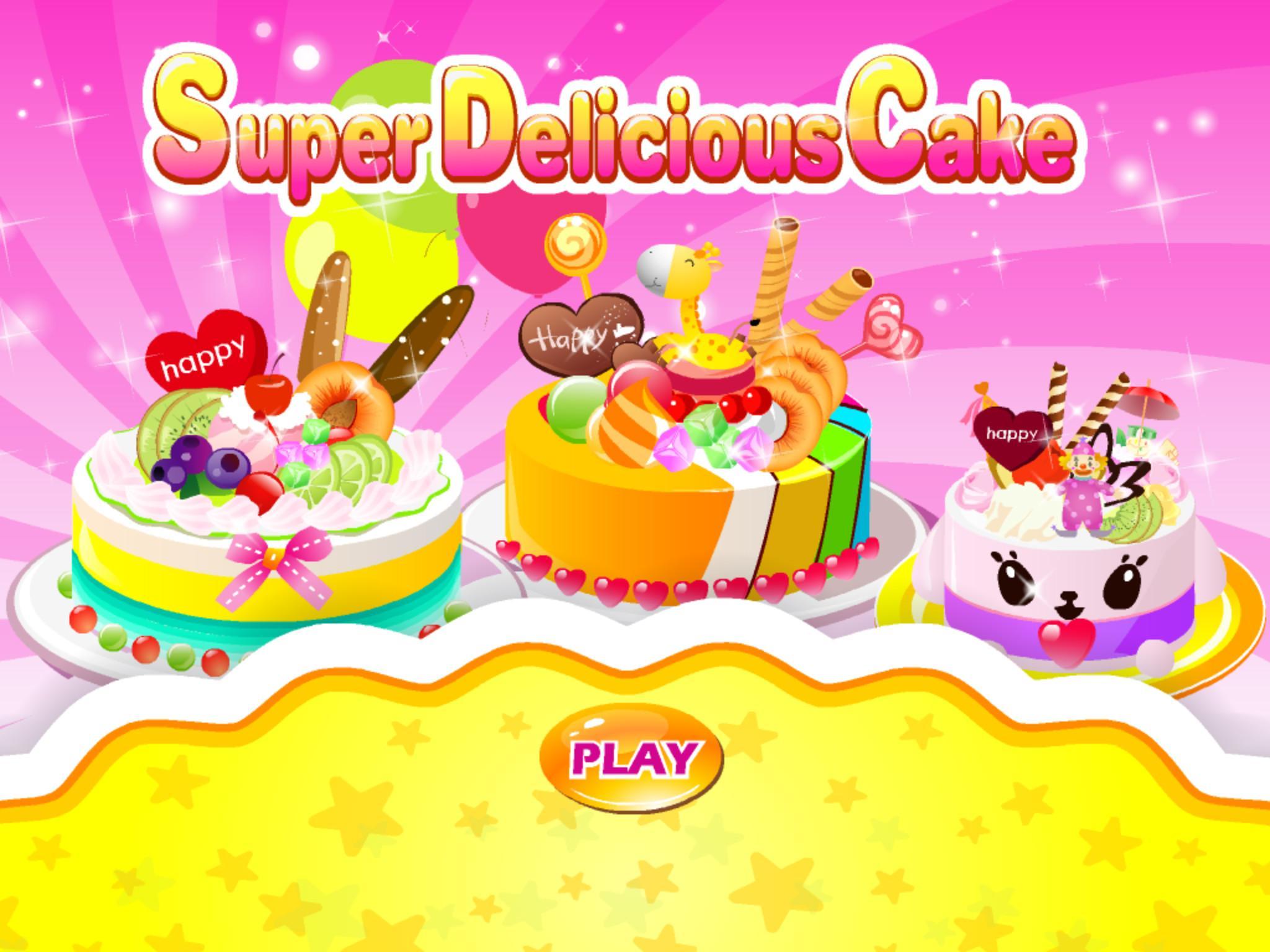 Download Super Delicious Cake Games android on PC