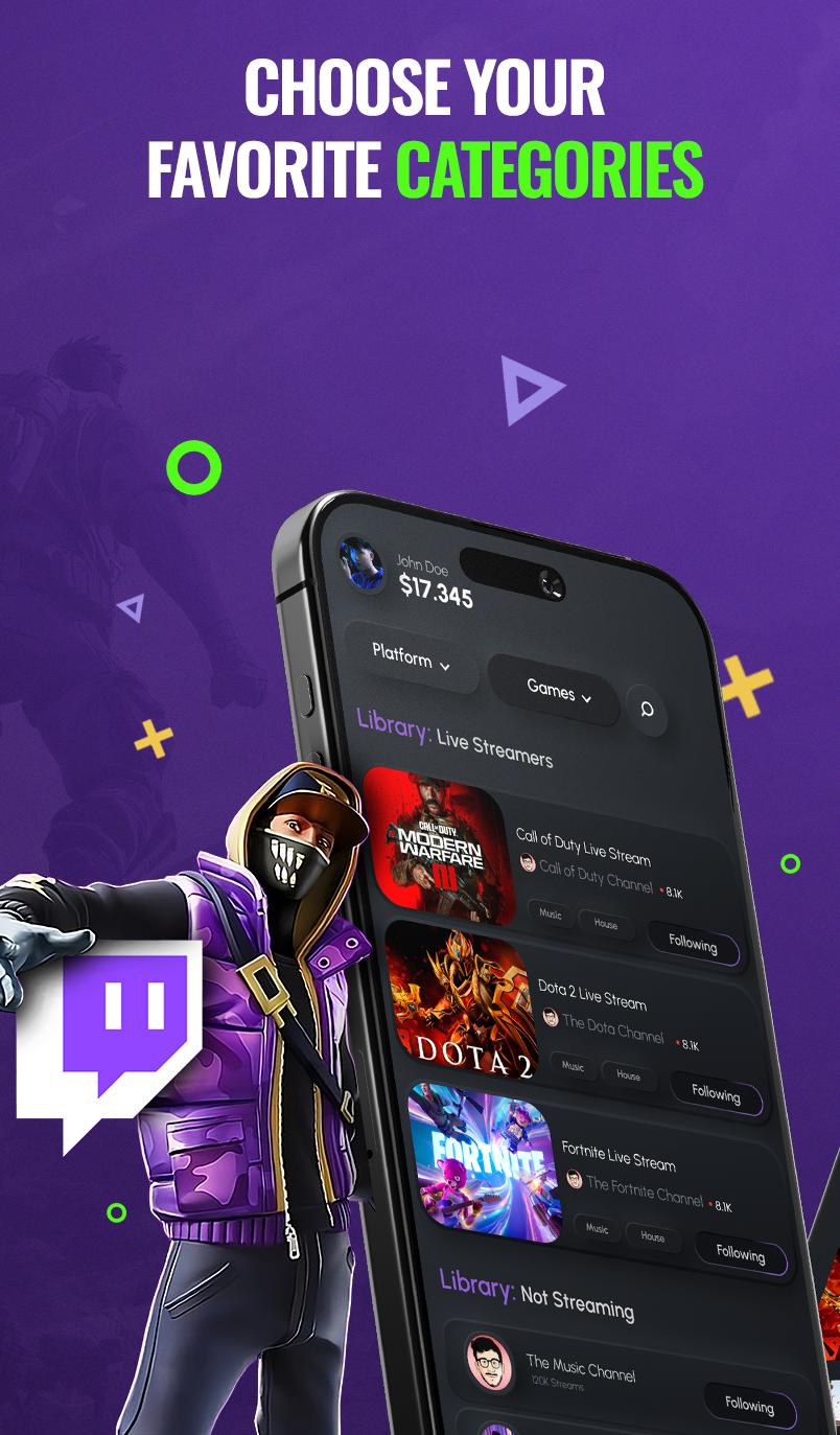 Download Cross-Platform streams - Givvy android on PC