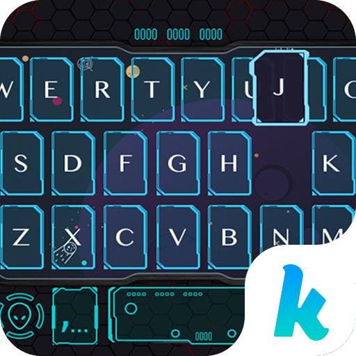 Download Spaceship Kika Keyboard android on PC