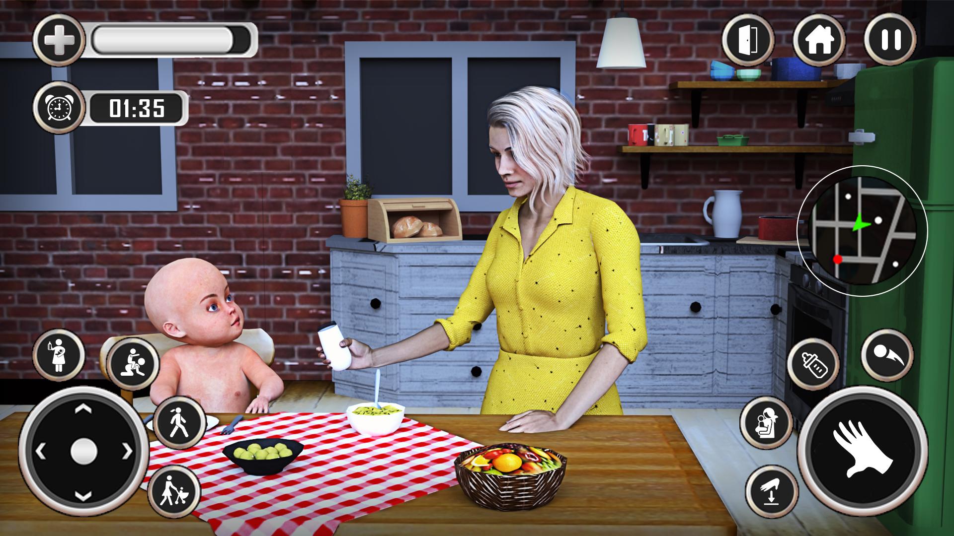 Download Mom games family simulator 3d android on PC