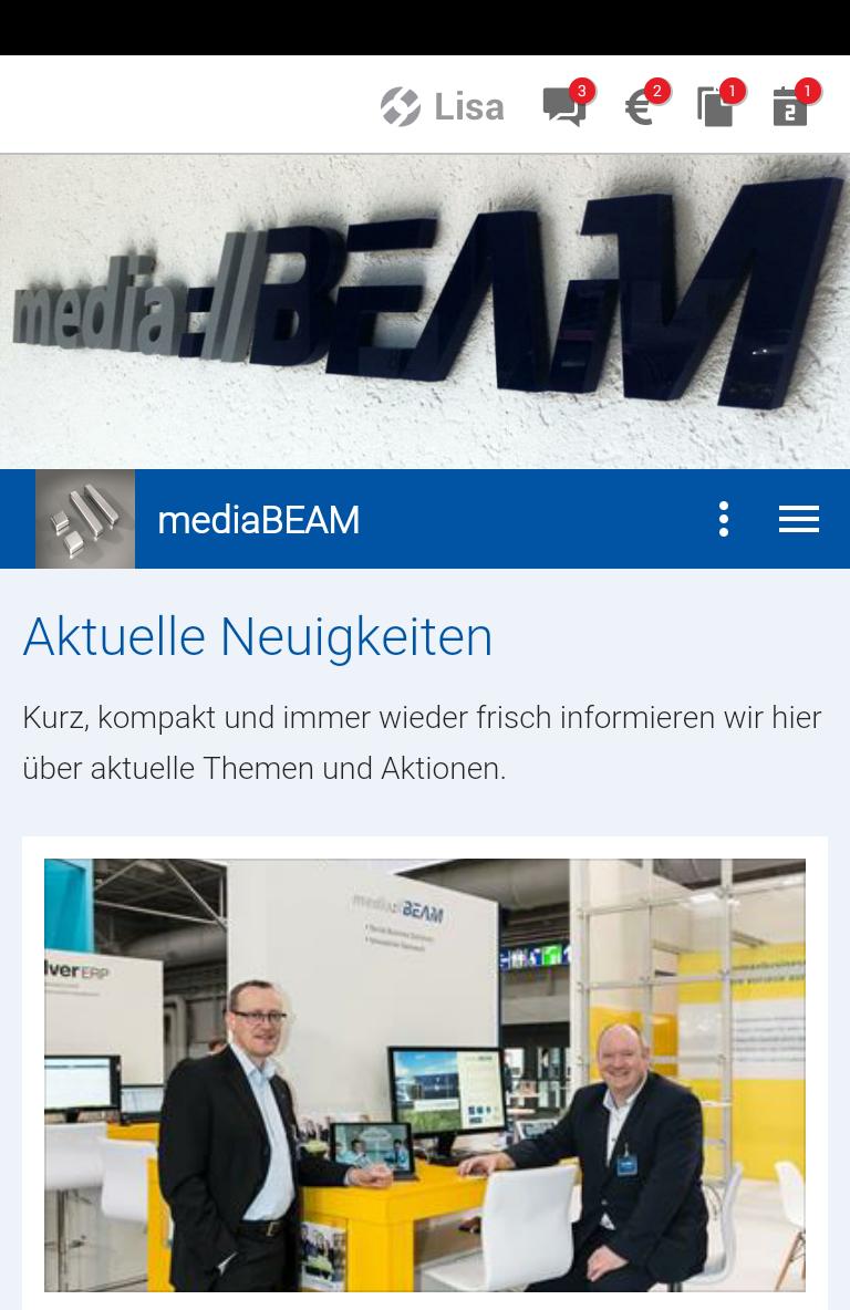 Download mediaBEAM android on PC