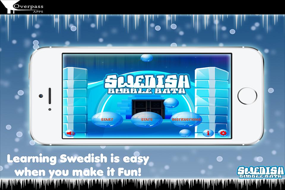 Download Learn Swedish Bubble Bath Game android on PC