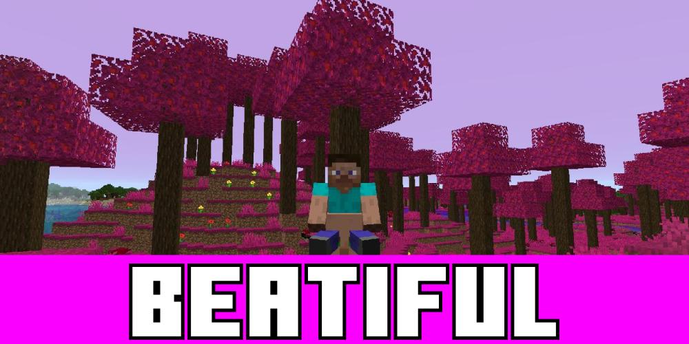 Download Pink World mods for minecraft android on PC