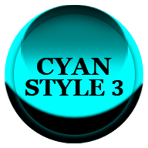 Download Cyan Icon Pack Style 3 android on PC