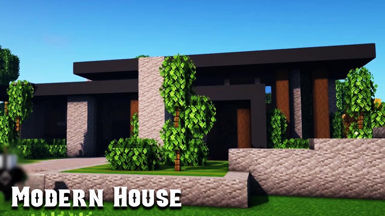 Download Modern House Mod For Minecraft android on PC