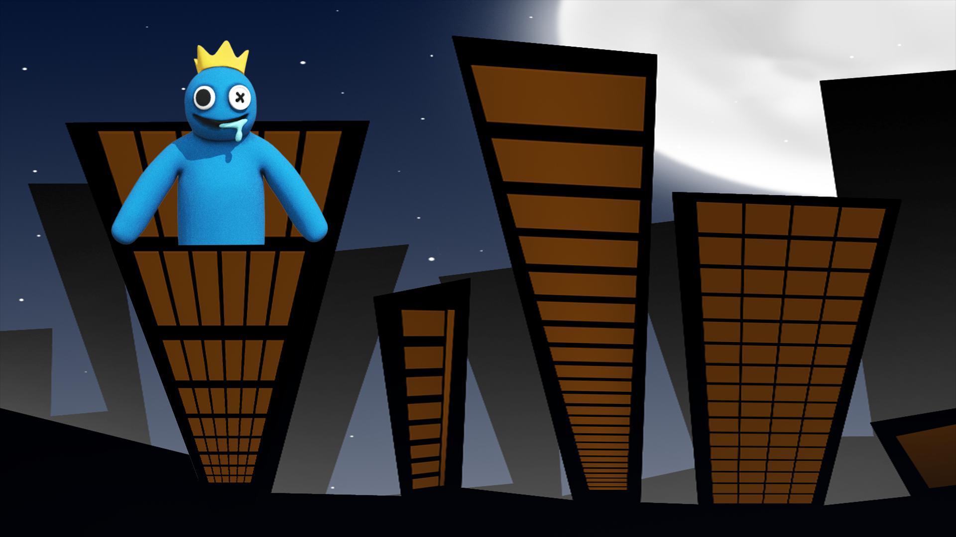 Download Scary Rainbow Blue House 3D android on PC