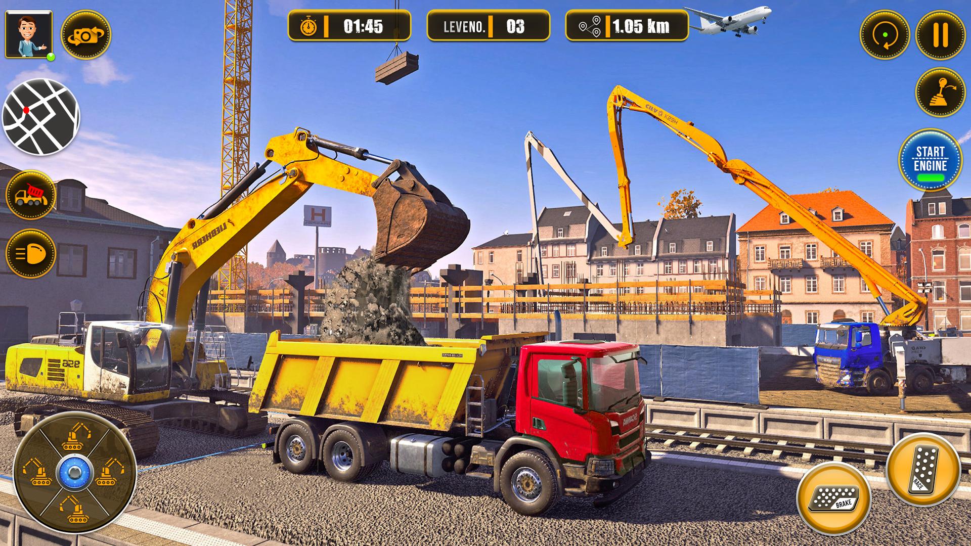 Download City Road Construction 3d Game android on PC