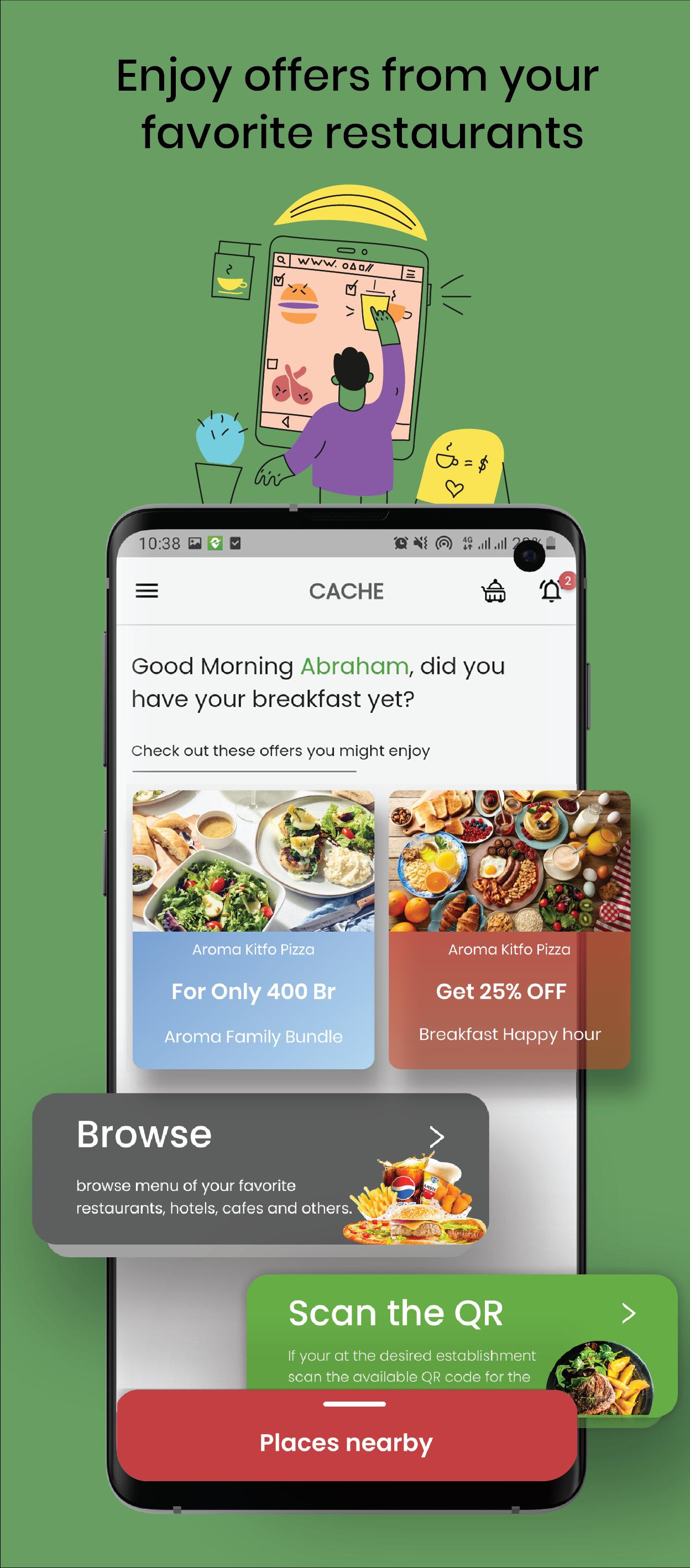 Baixe Cache Quick Deliveries & Menus no PC | Oficial GameLoop